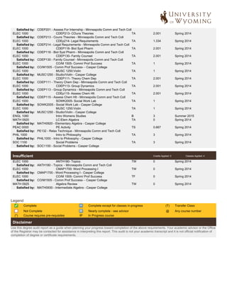 Degree Transcript | PDF
