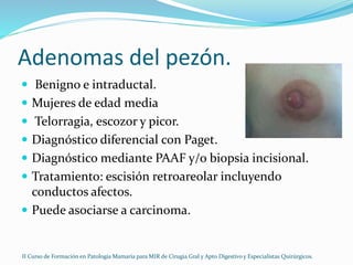 Patologia Benigna de la mama | PPT
