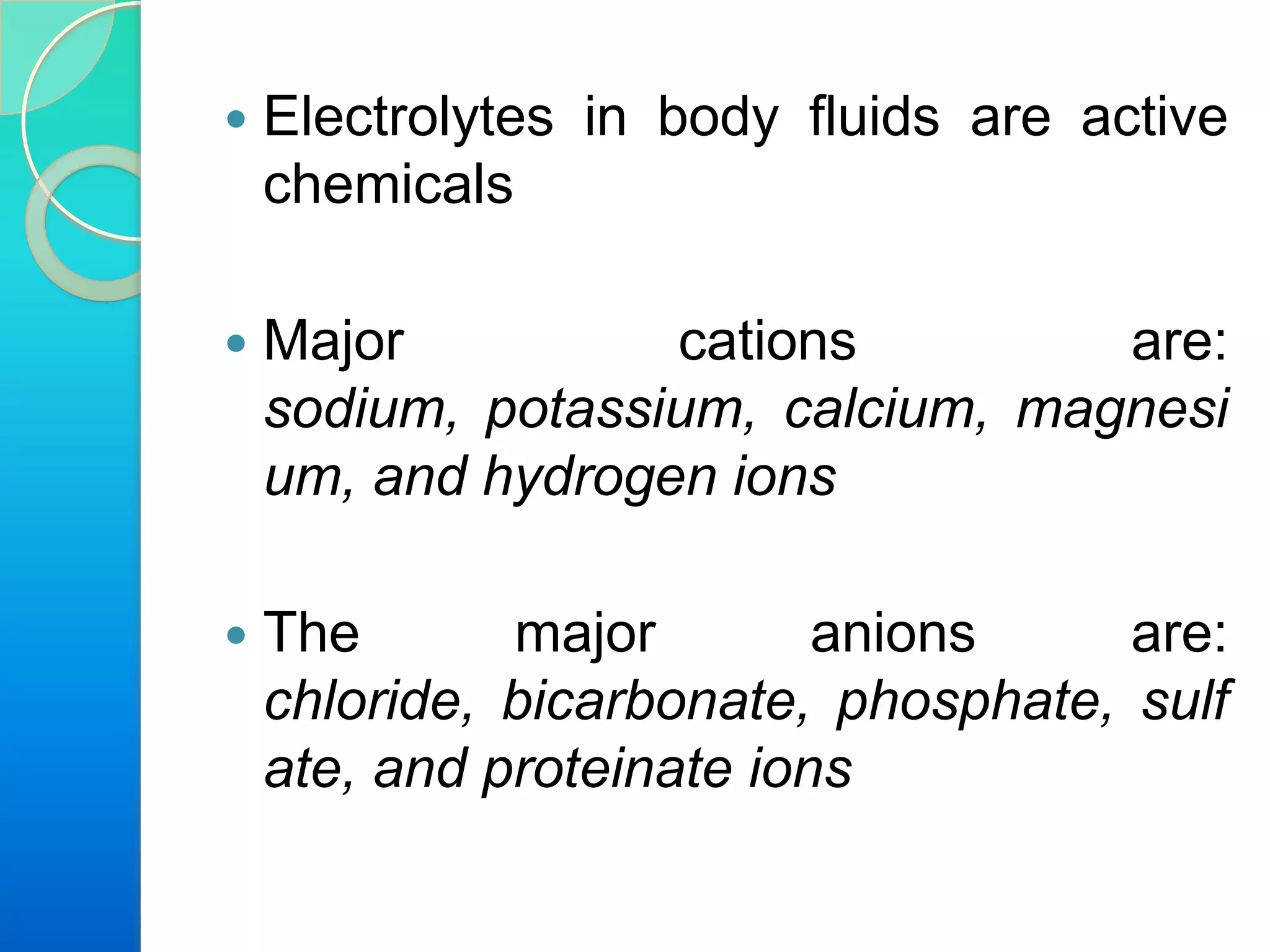 38824367 fluids-and-electrolytes | PPTX
