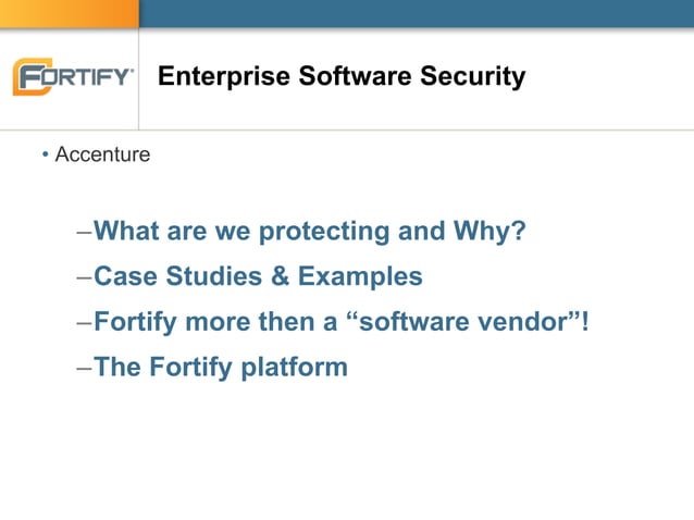 Fortify technology | PPTX