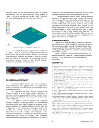 W. Phippen Deisgn Optmization of CFRP Satellite Solar Panel Structures ...