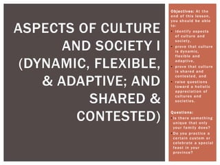 388437625-Aspects-of-Culture-and-Society-I-Dynamic-Flexible-Adaptable ...