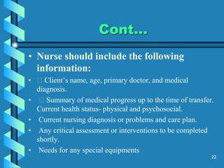 Comprehensive Guide to Nursing Documentation and Reporting Practices | PDF