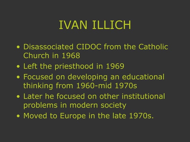 Ivan Illich mit media lab - - 3885110.ppt