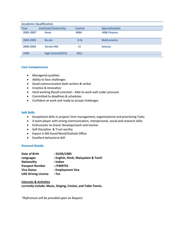 Sreeraj CV (2) | PDF