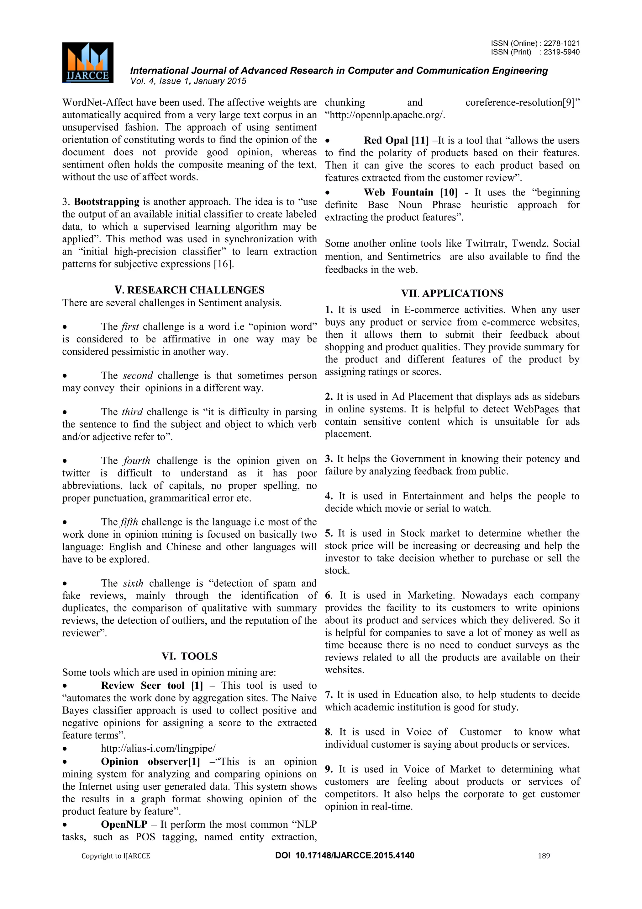 Anu paper(IJARCCE) | PDF