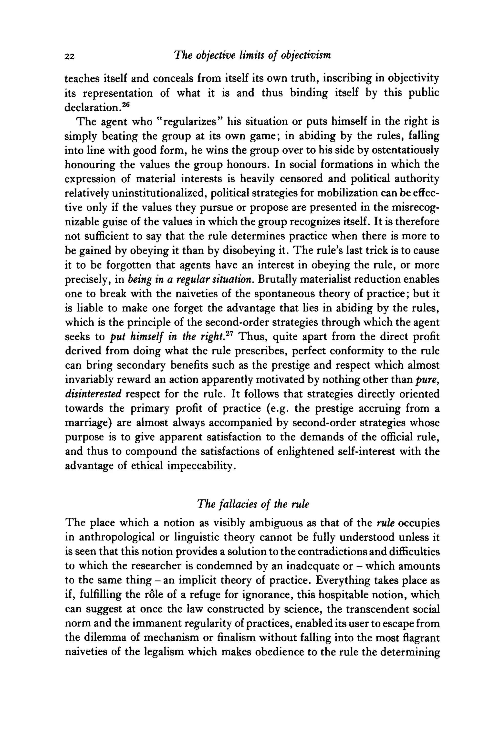Outline of a Theory of Practice Pierre Bourdieu | PDF