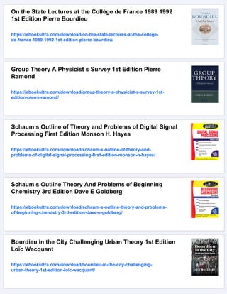 Outline of a Theory of Practice Pierre Bourdieu | PDF