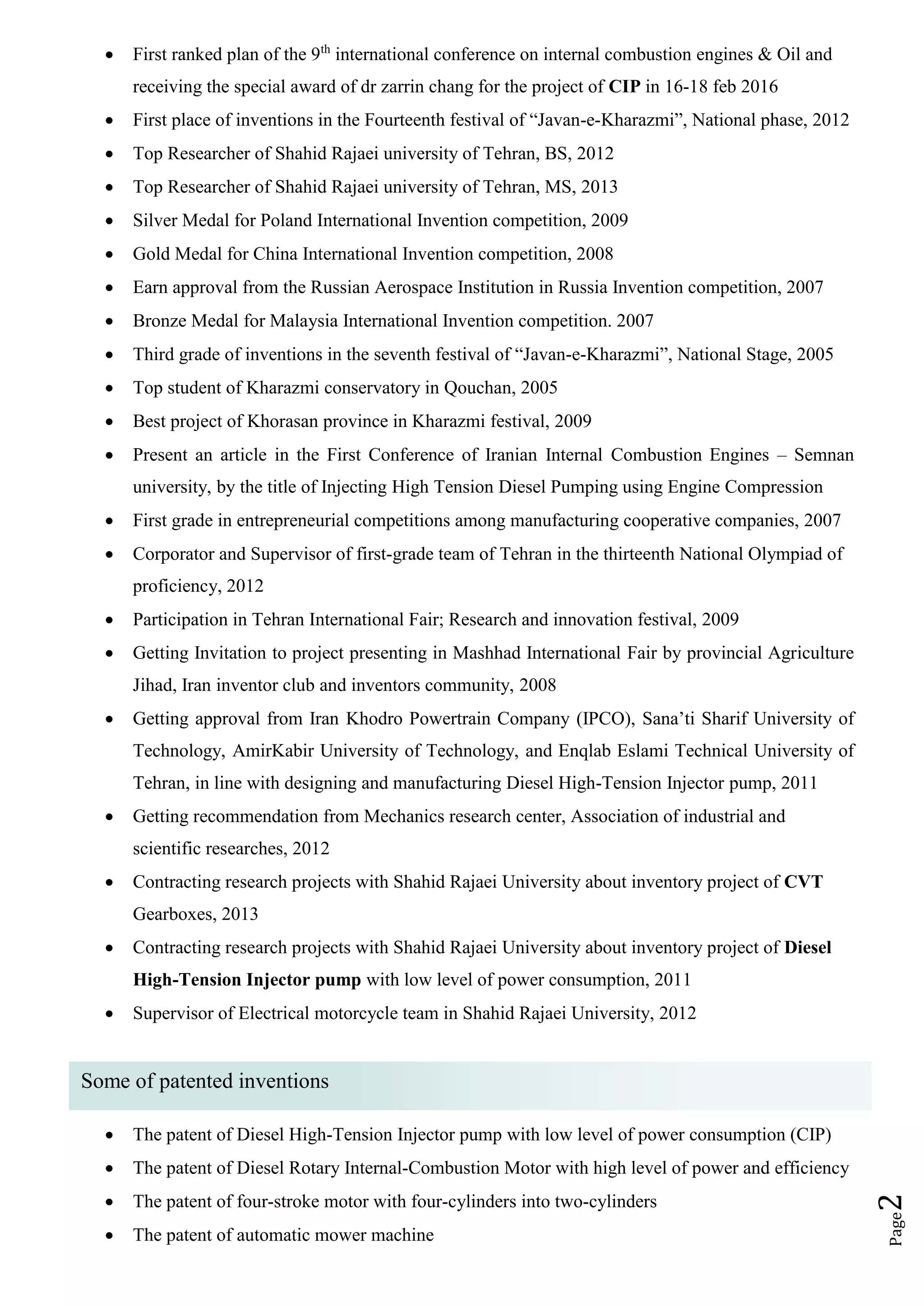 CV pakbaz | PDF
