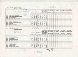Bachelor Transcript1 | PDF