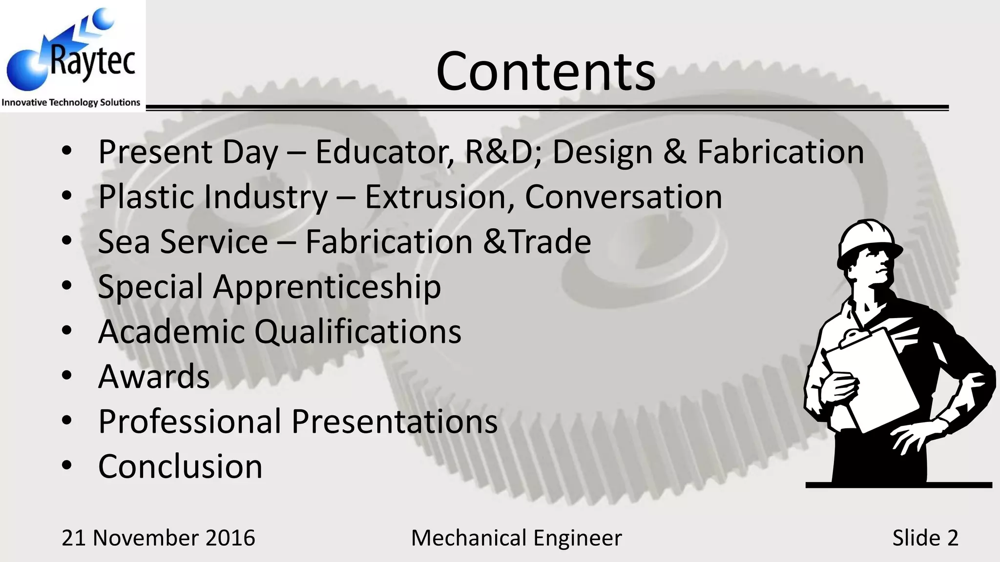 Raytec Presentation1 | PDF | Civil Engineering Industry | Industries