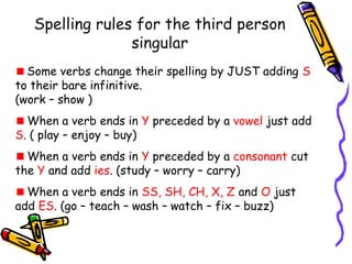 The simple present tense | PPT