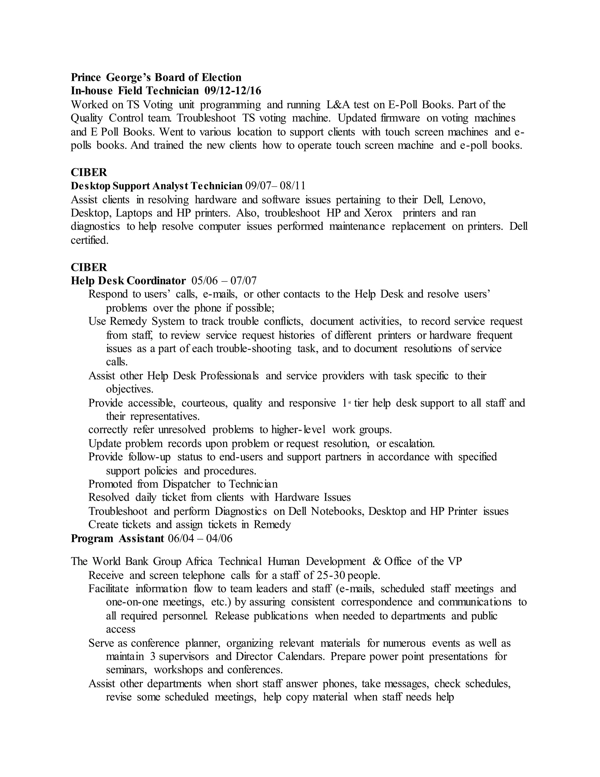 FRANCESCA resume2016 | DOCX