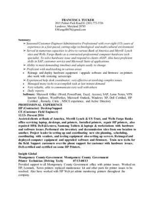 FRANCESCA resume2016 | PDF