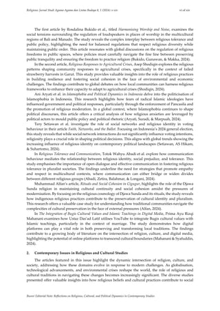 Revisiting Women’s Piety Movements in the Indonesian Context | PDF