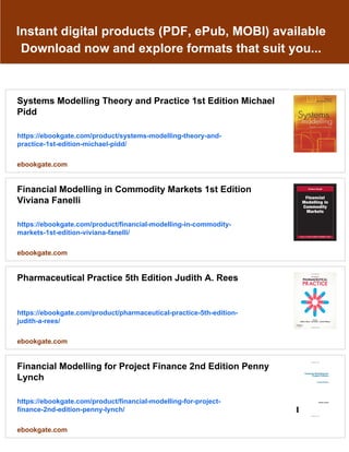 Financial Modelling in Practice Michael Rees | PDF