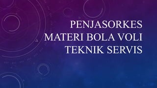 Pengertian permainan bola voli dan berbagai tekniknha.pptx