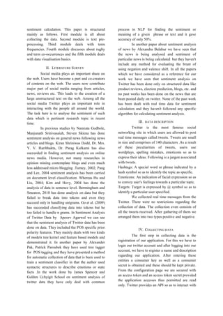 REAL TIME SENTIMENT ANALYSIS OF TWITTER DATA | PDF