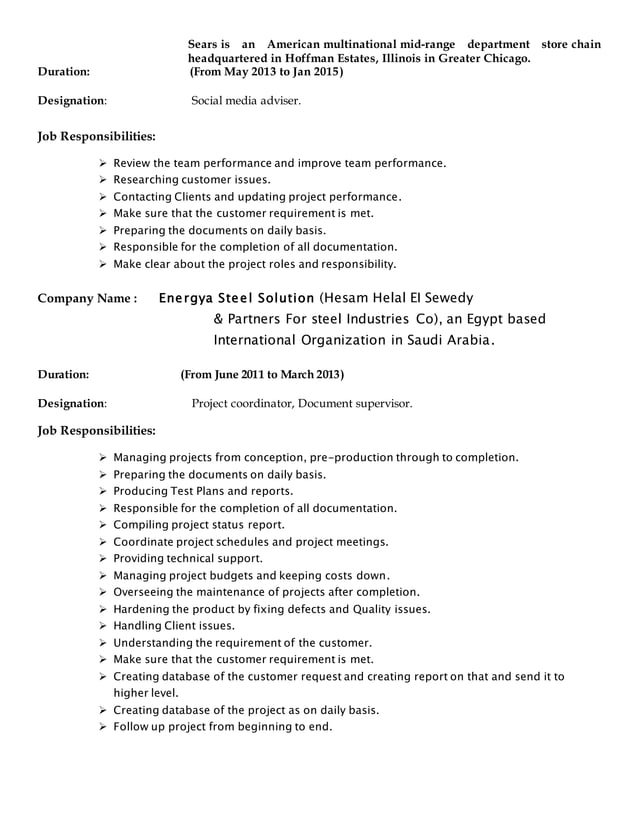 Shafeeque Ali Resume planning | DOCX | Internet | Computing