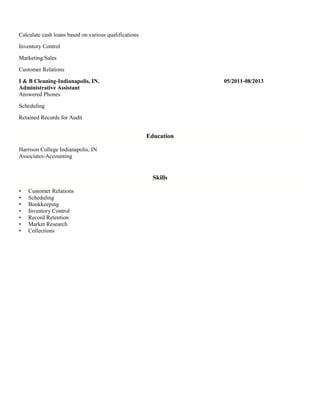 Chelsea Driskell Resume | DOC