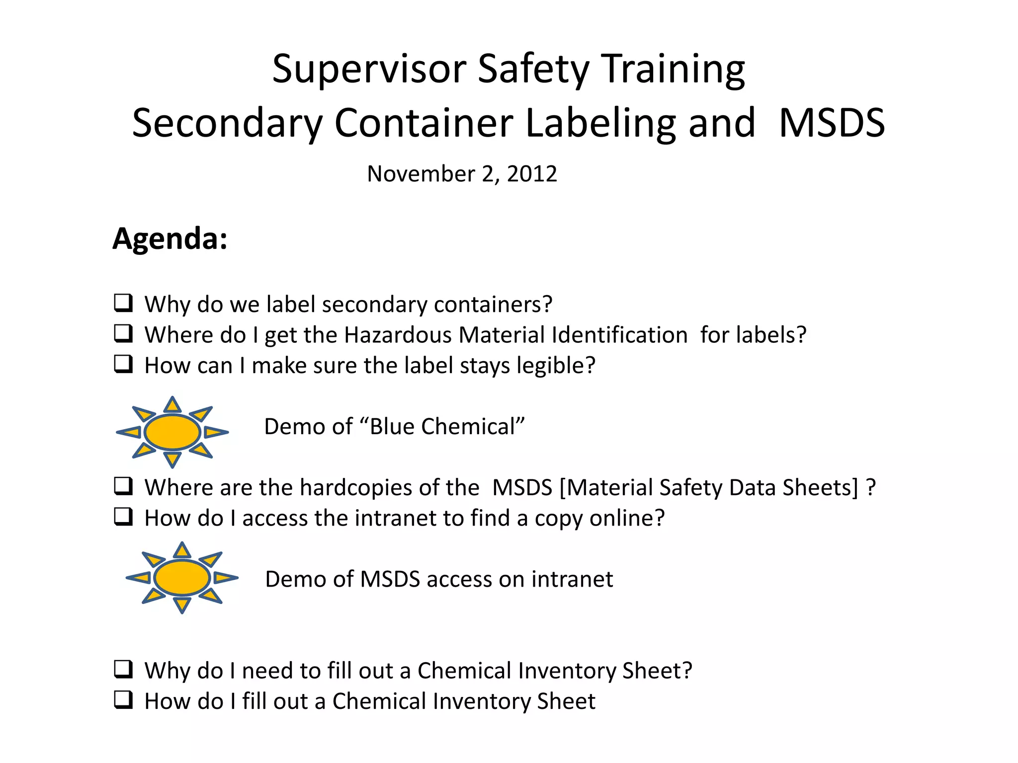 Supervisor Safety Training-11-2-12_Secondary Label | PPTX