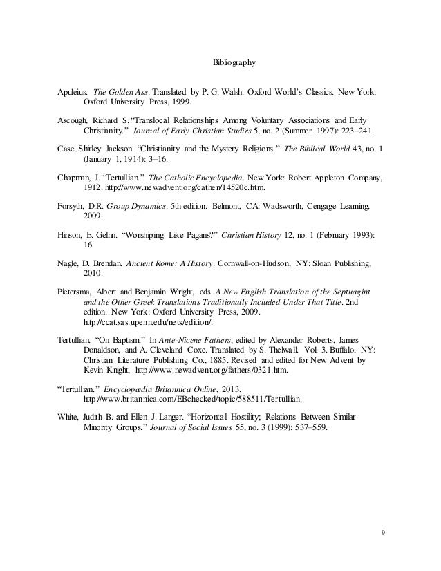 A Cult By Any Other Name: Early Christianity and the Greco-Roman Myst…