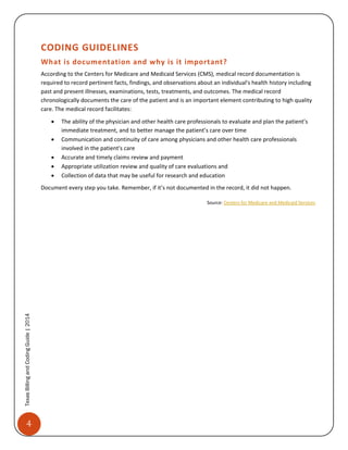 2014+Texas+Billing+and+Coding+Guide+Final | PDF