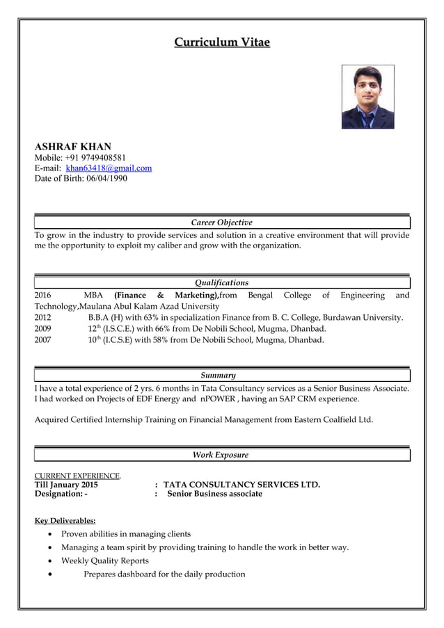 Ashraf Resume updated | DOC