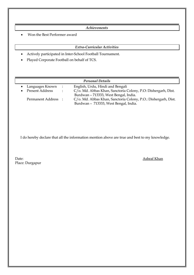 Ashraf Resume updated | DOC