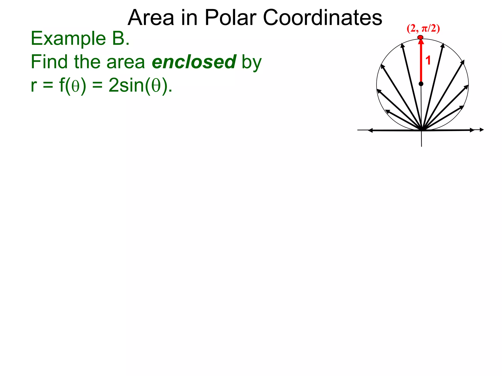 36 area in polar coordinate | PPT