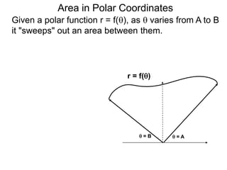 36 area in polar coordinate | PPT