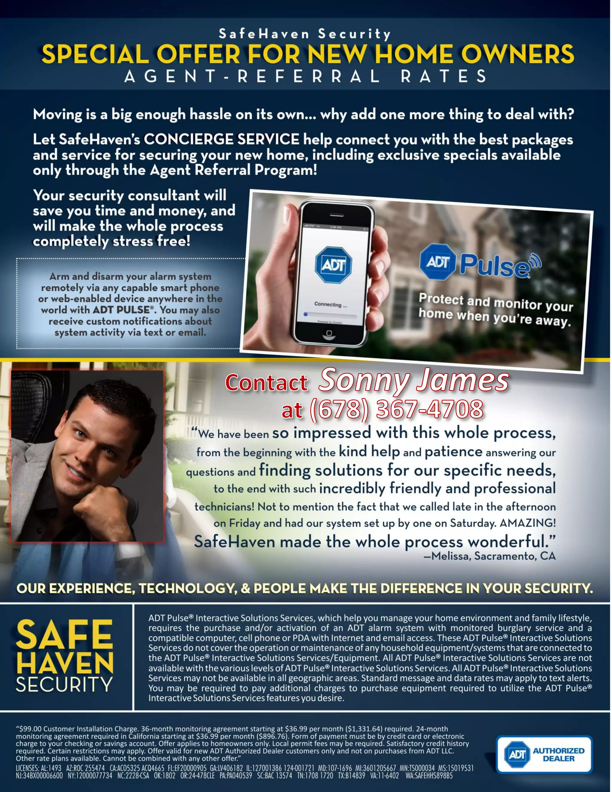 Sonny James ADT Concierge Flyer | PDF