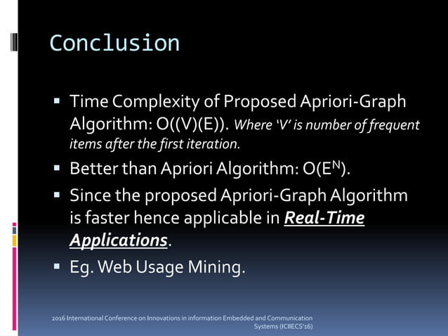 Modified Apriori Algorithm for Frequent Pattern Mining | PPT Modified Apriori Algorithm for Frequent Pattern Mining | PPT