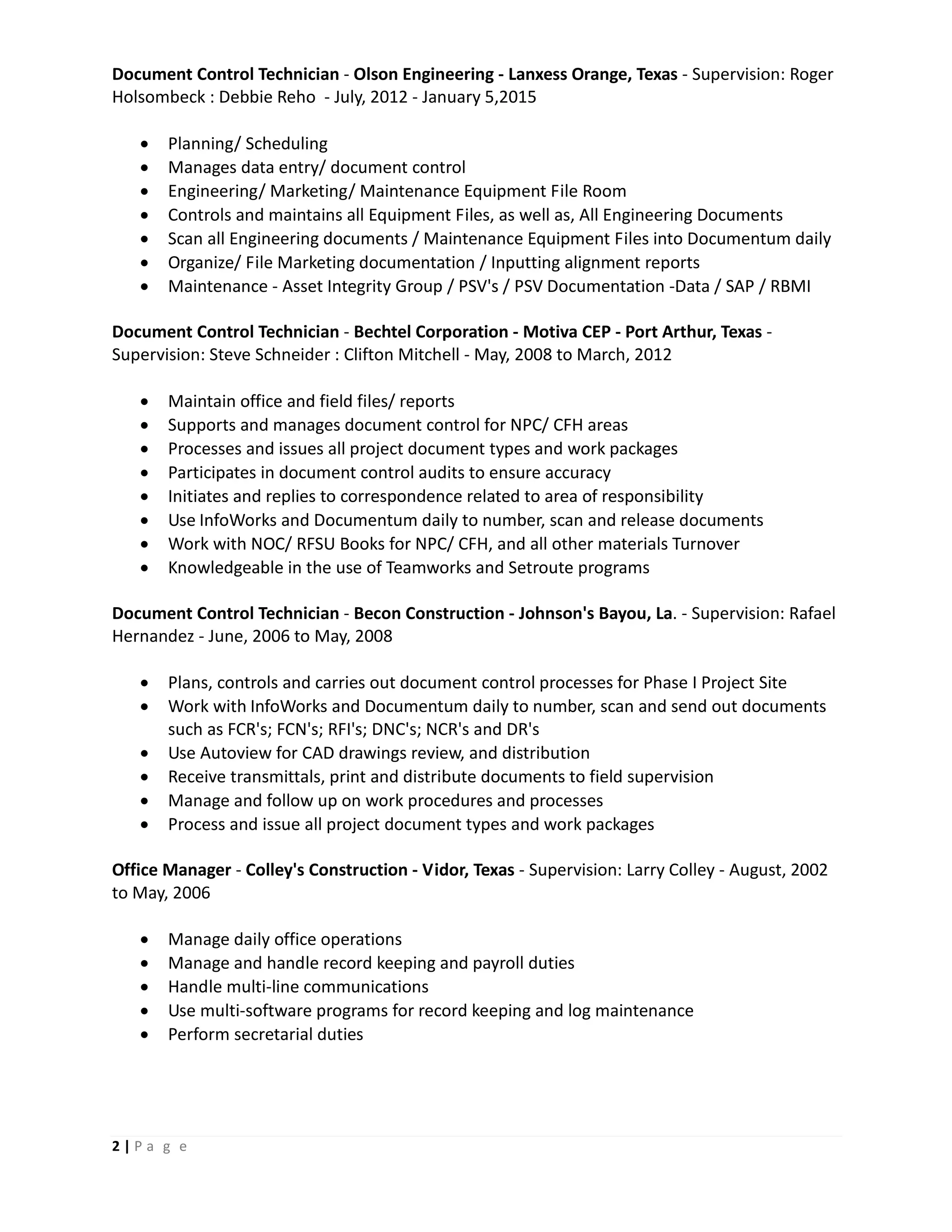 Resume - Crystal Colley - 2017 | PDF