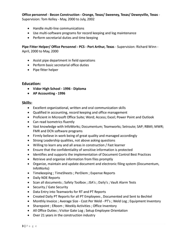 Resume - Crystal Colley - 2017 | PDF | Business | Business and Finance