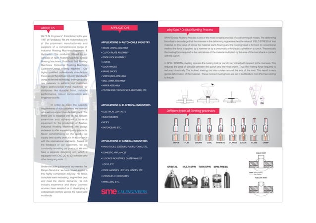 Brochure S M Engineers | PDF