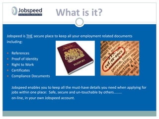 Jobspeed presentation | PPT