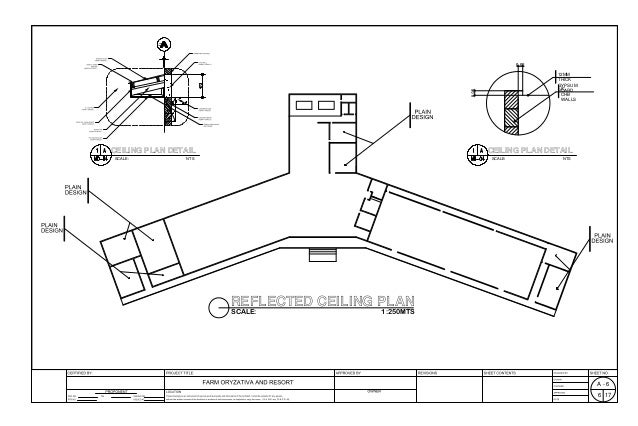 Presentation boards and working drawings