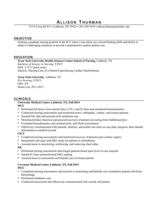 Allison Thurman Resume- general