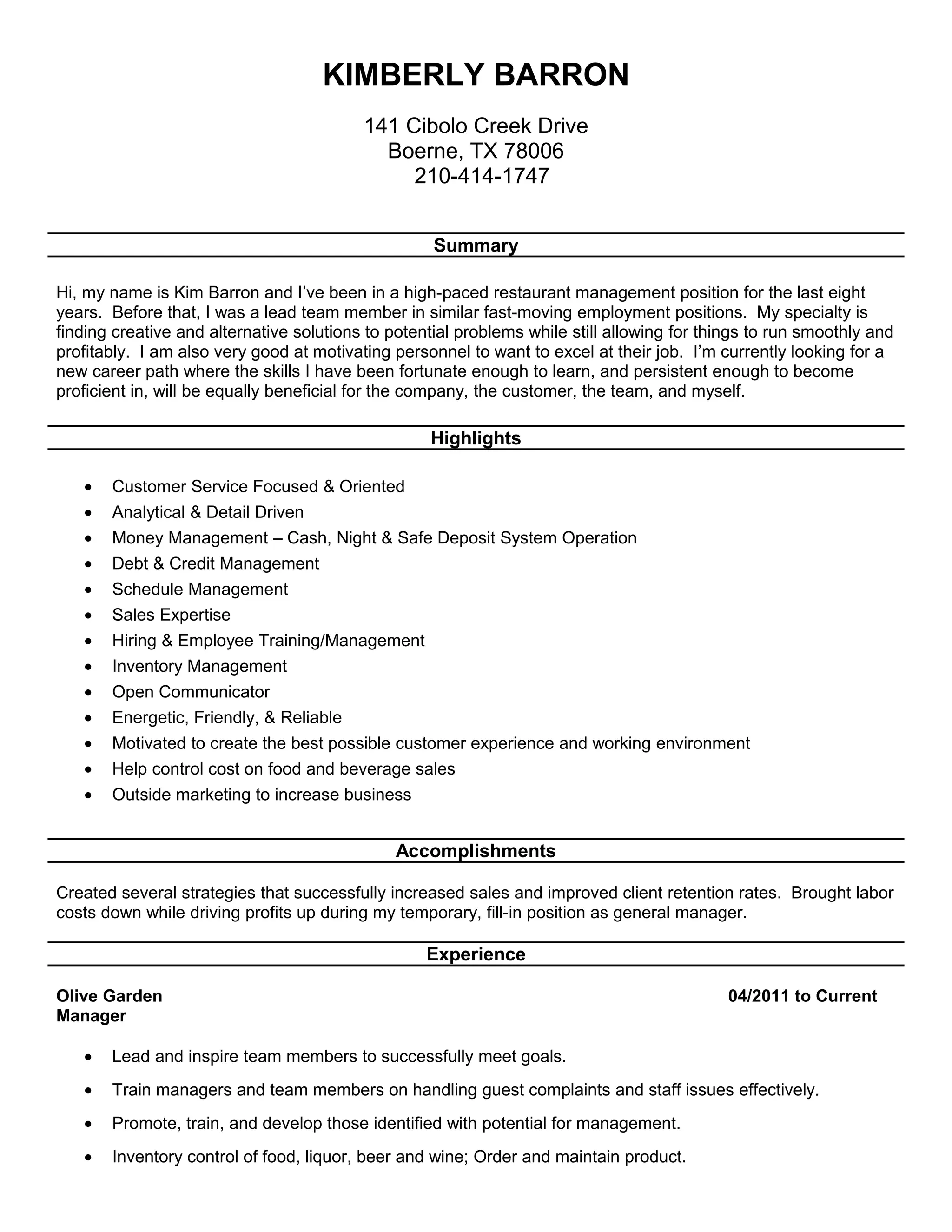 Kimberly Barron Resume v.3 - altered by jen | DOC