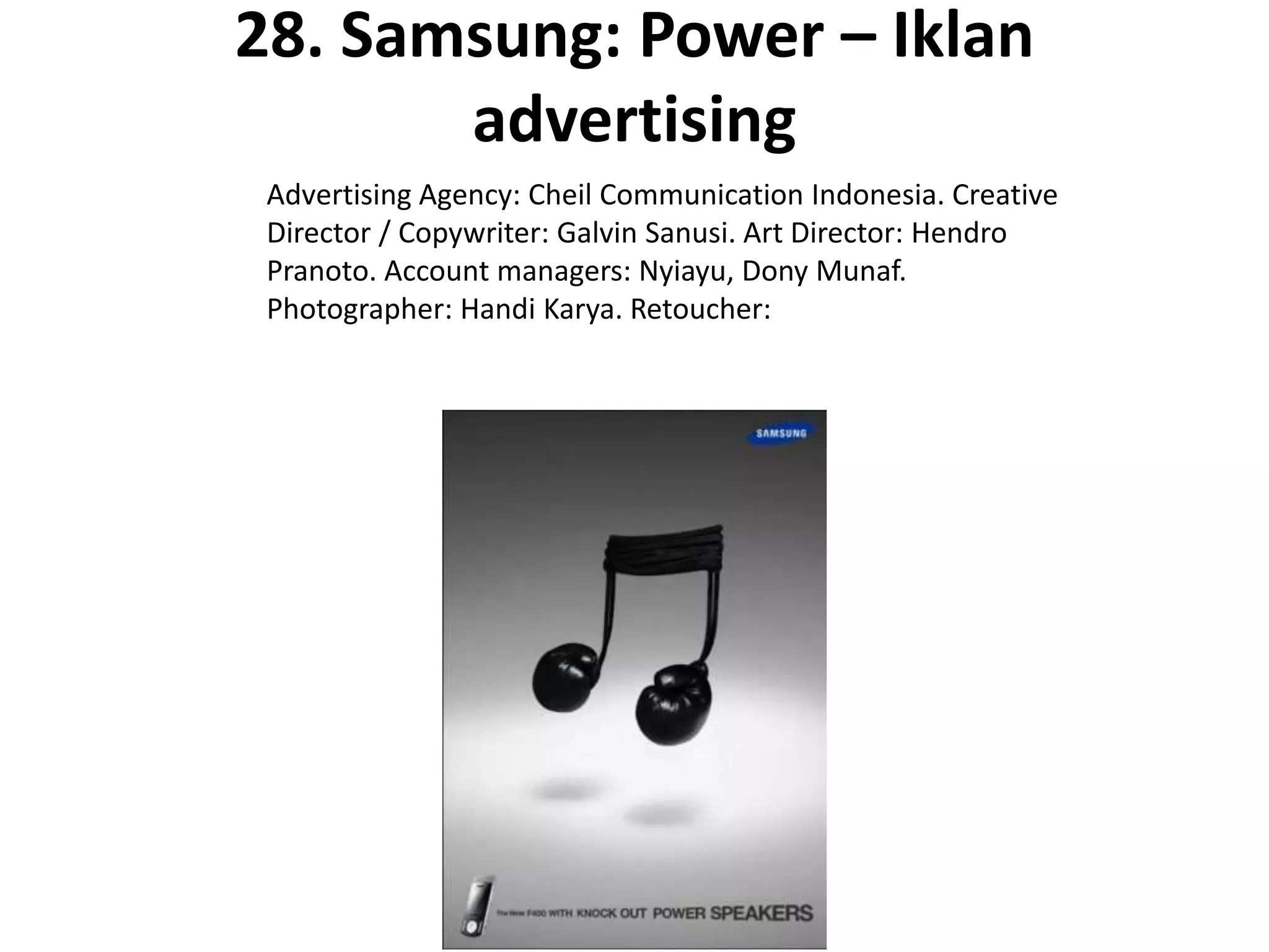 38 contoh format iklan advertising dengan desain minimalis | PPT