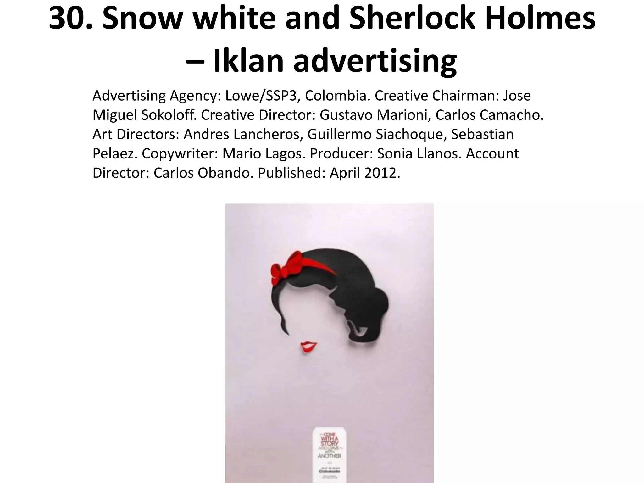 38 contoh format iklan advertising dengan desain minimalis | PPT