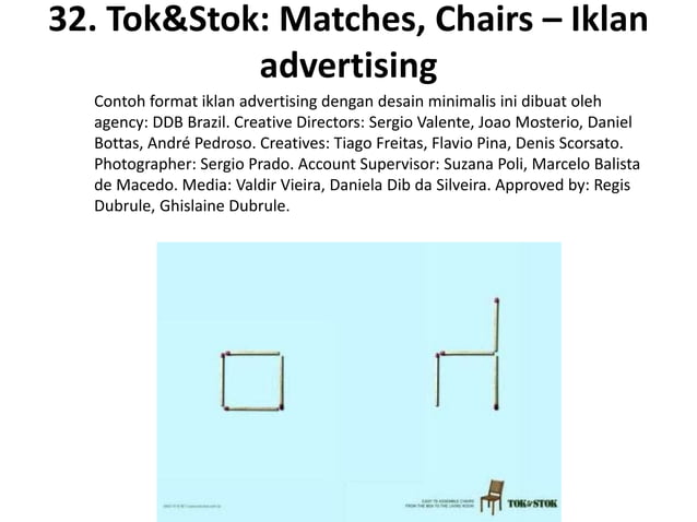 38 contoh format iklan advertising dengan desain minimalis | PPT