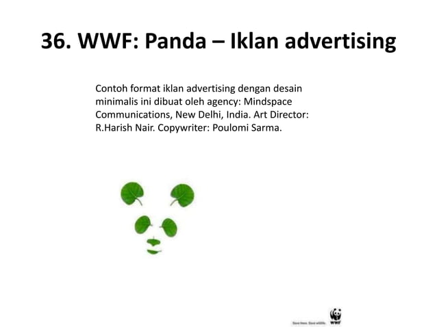 38 contoh format iklan advertising dengan desain minimalis | PPT