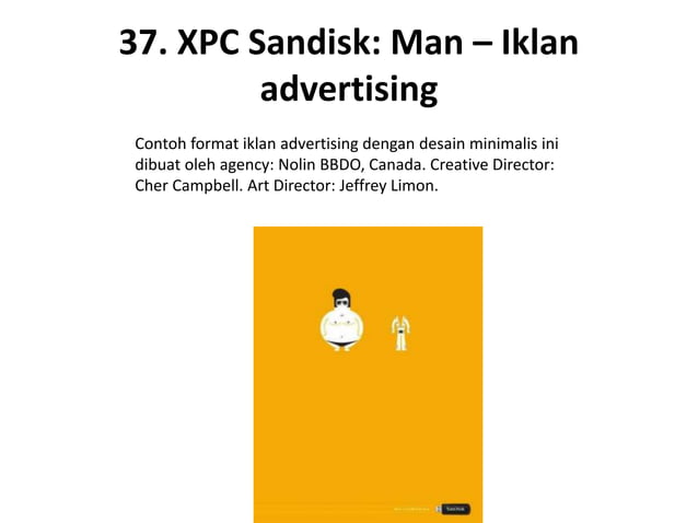 38 contoh format iklan advertising dengan desain minimalis | PPT