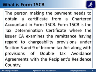 Form 15CA and 15CB - A Complete Guide | PDF