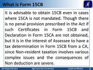 Form 15CA and 15CB - A Complete Guide | PPT
