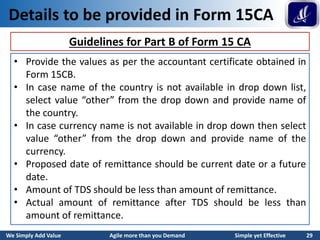 Form 15CA and 15CB - A Complete Guide | PPT