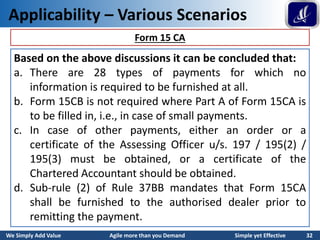 Form 15CA and 15CB - A Complete Guide | PPT