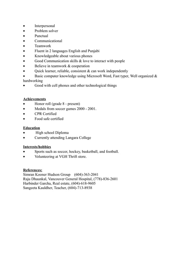 Charan resume | PDF